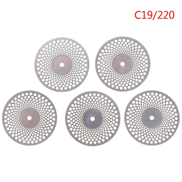 5pcs Double Sided Diamond Discs & Mandrel (IPR/ Ceramic) – iDentalShop